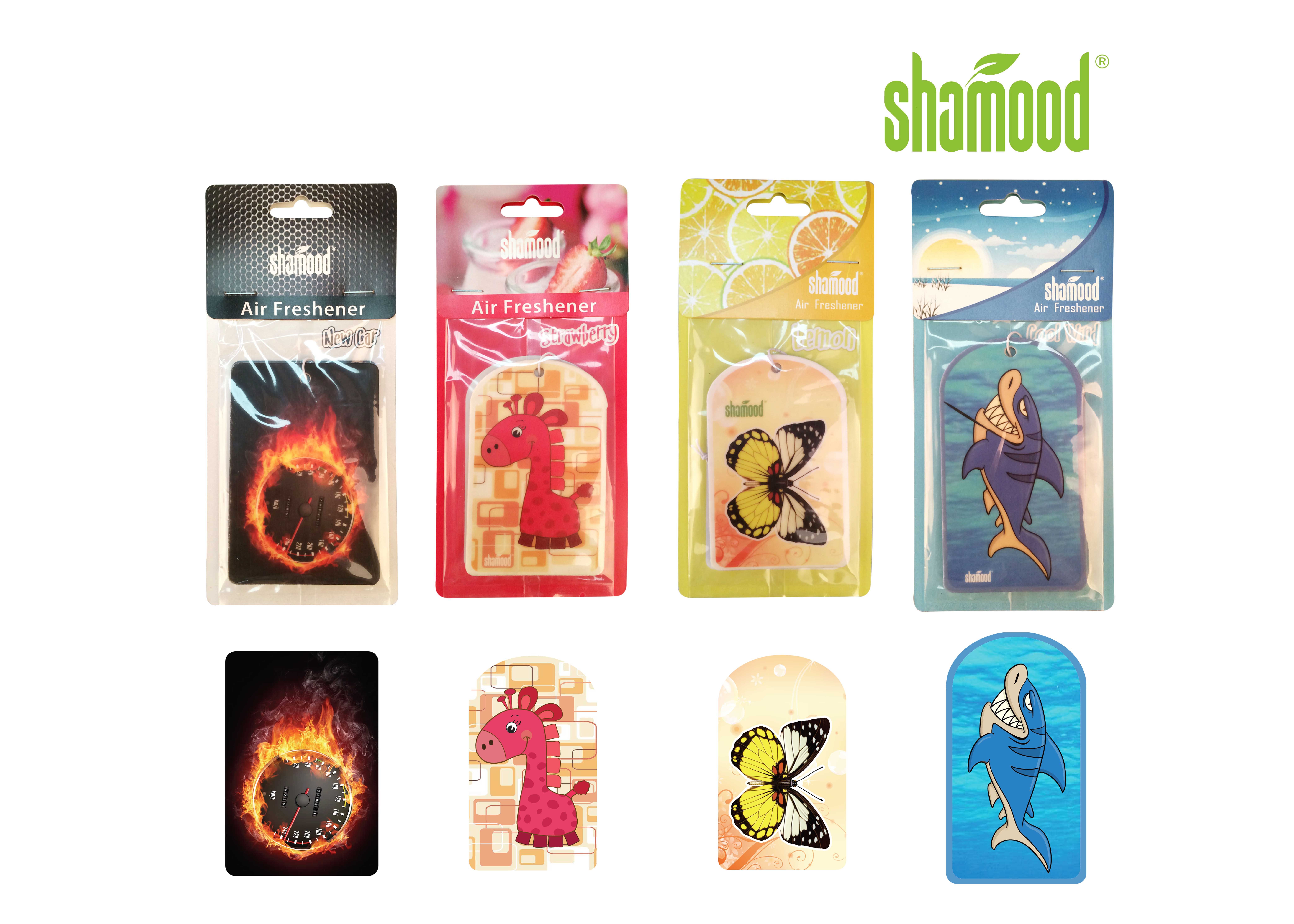 Hanging Thick Paper Car Air Freshener with Mutipul Choices Various ...