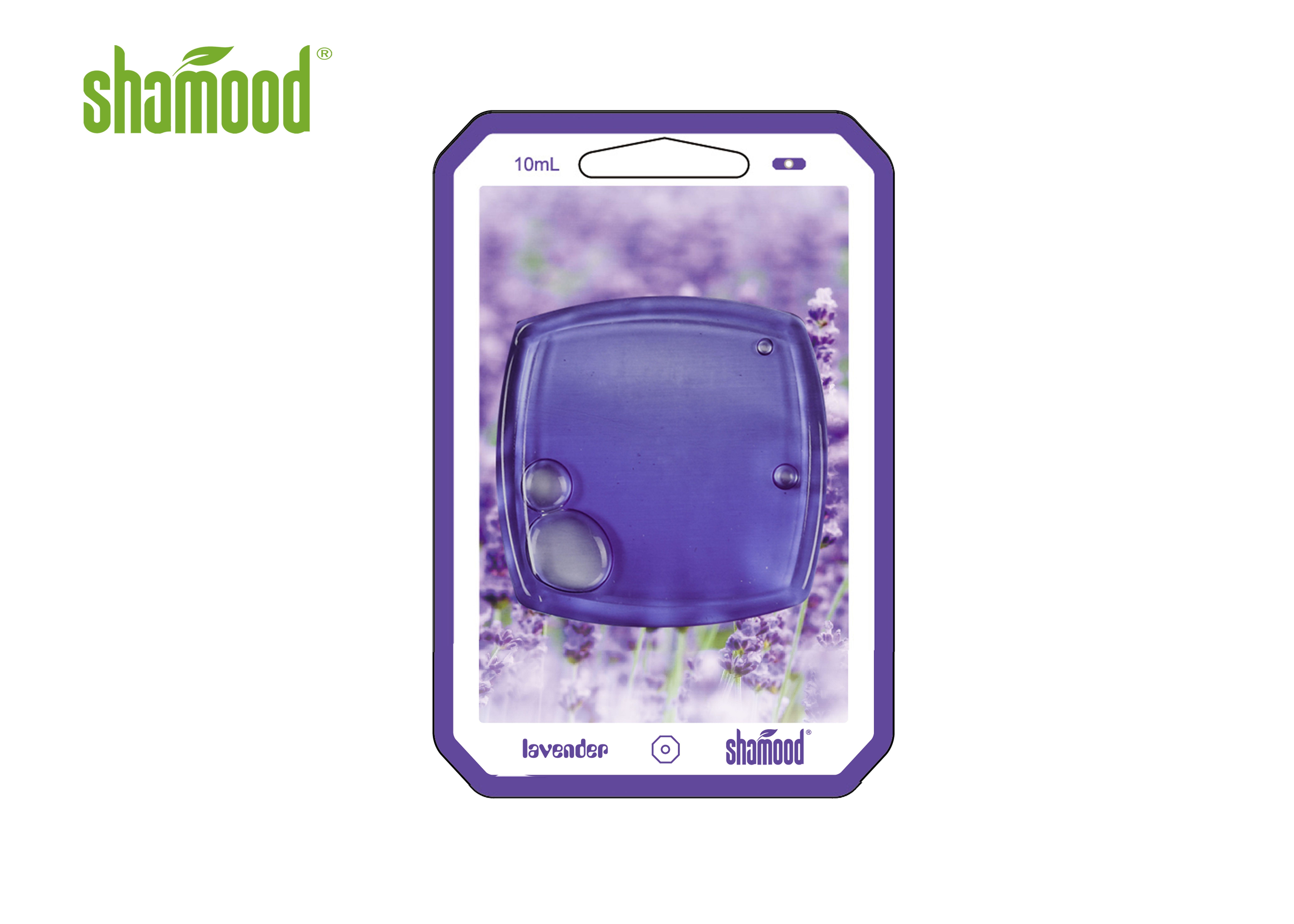 Car & Home Membrane Air Freshener Colorful Transparent Liquid Lavender ...